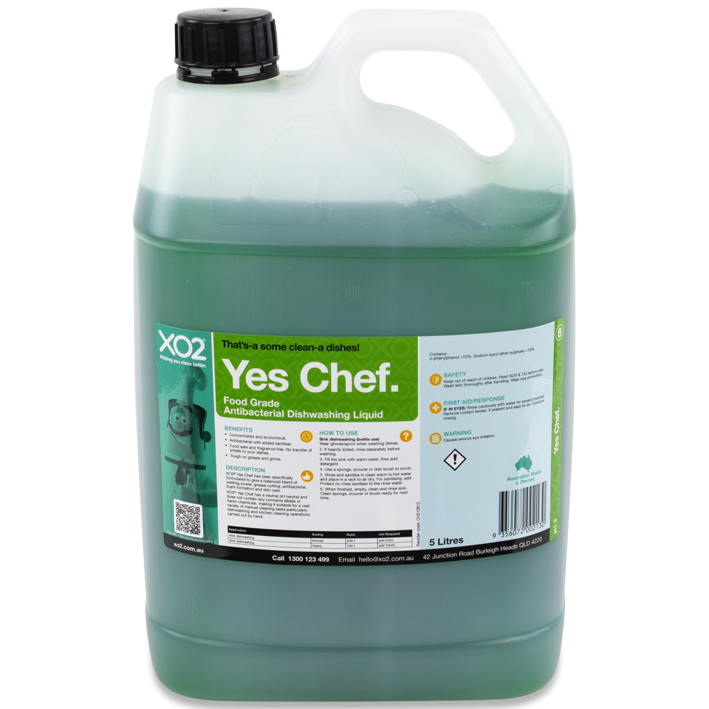Yes Chef - Dishwashing Liquid - Food Grade & Zero Fragrance.